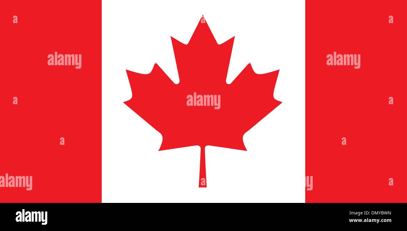 Blue white flag canada Stock Vector Images - Alamy