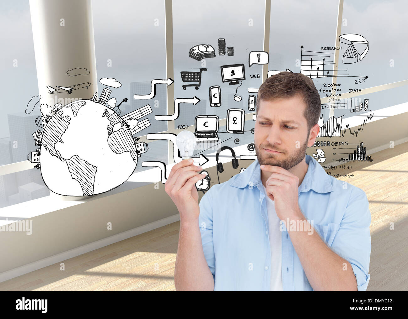 Digital composite model device hi-res stock photography and images - Alamy