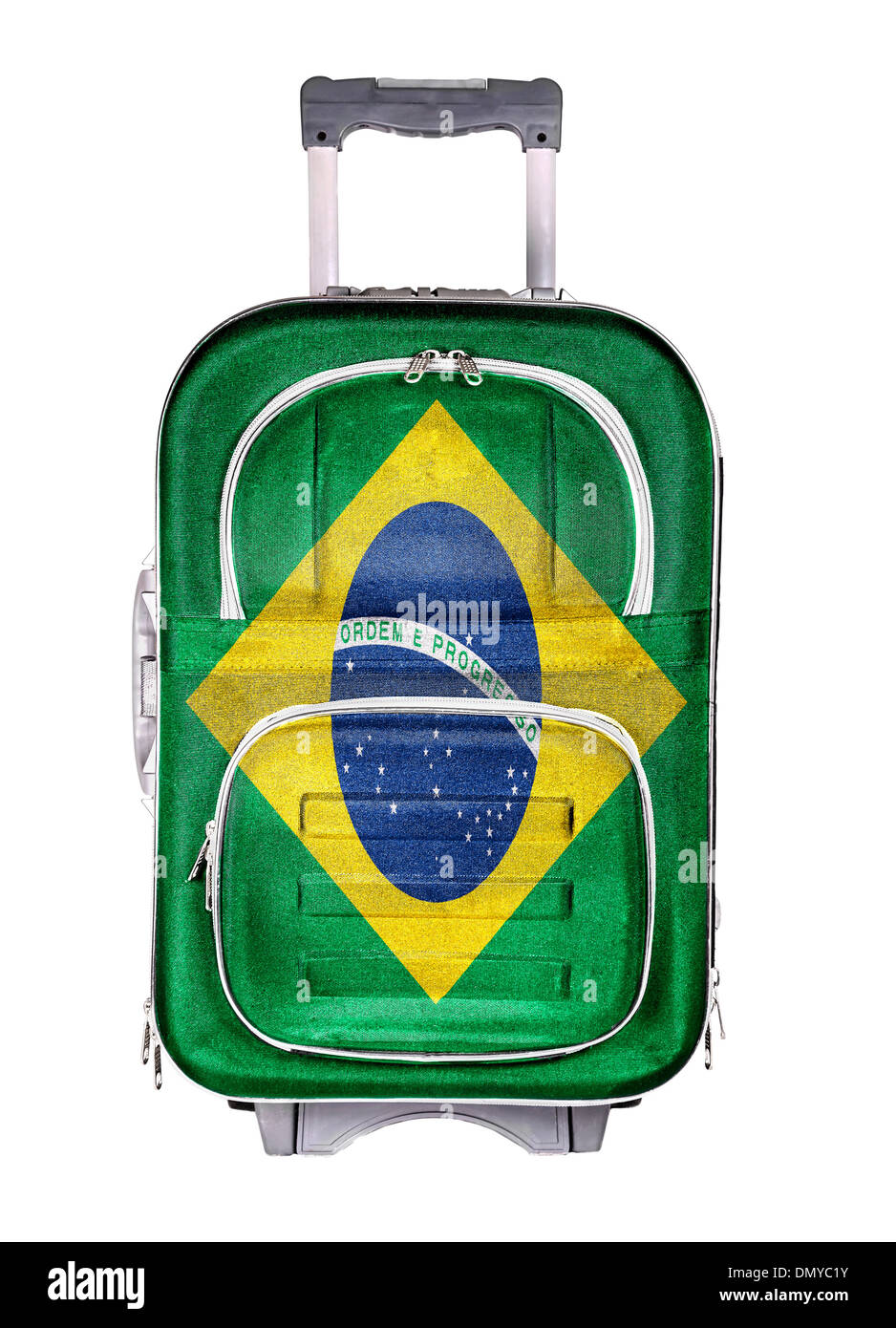 The concept of emigration, immigration, relocation, travel. Brazil ...