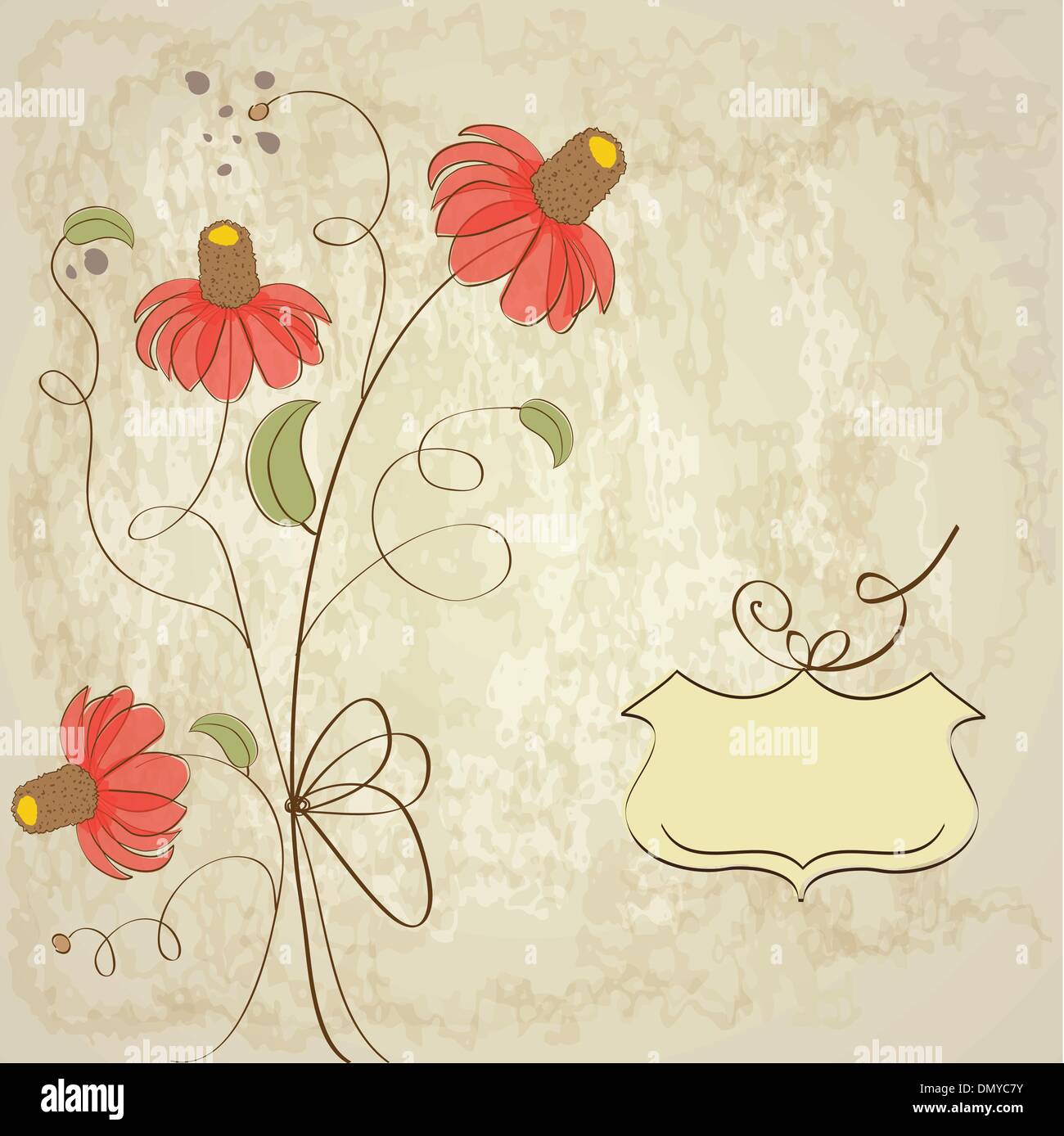 customizable floral background Stock Vector Image & Art - Alamy