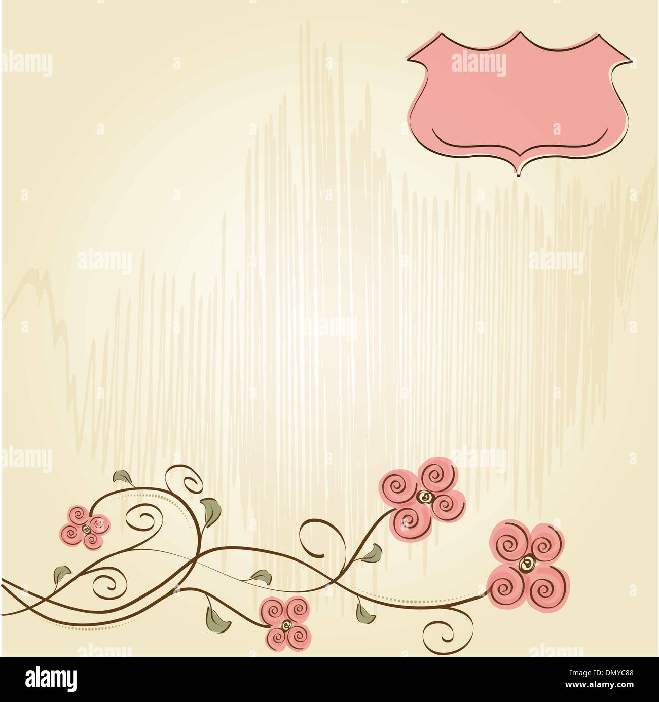 customizable floral background Stock Vector Image & Art - Alamy