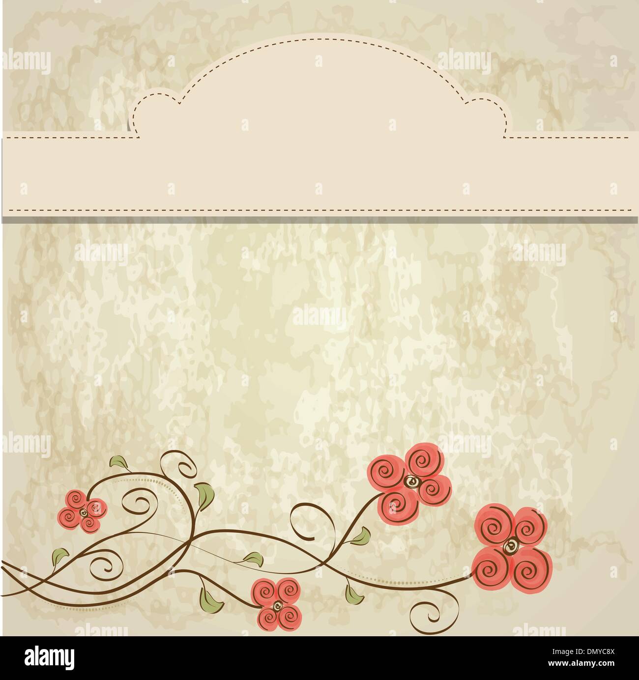 customizable floral background Stock Vector Image & Art - Alamy