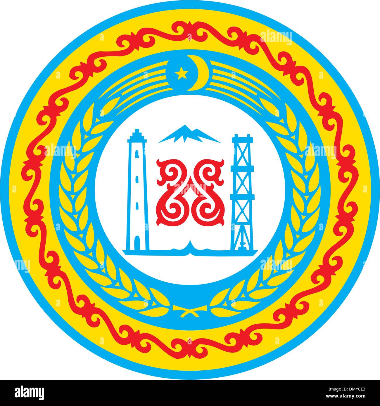 Chechnya flag Stock Vector Images - Alamy