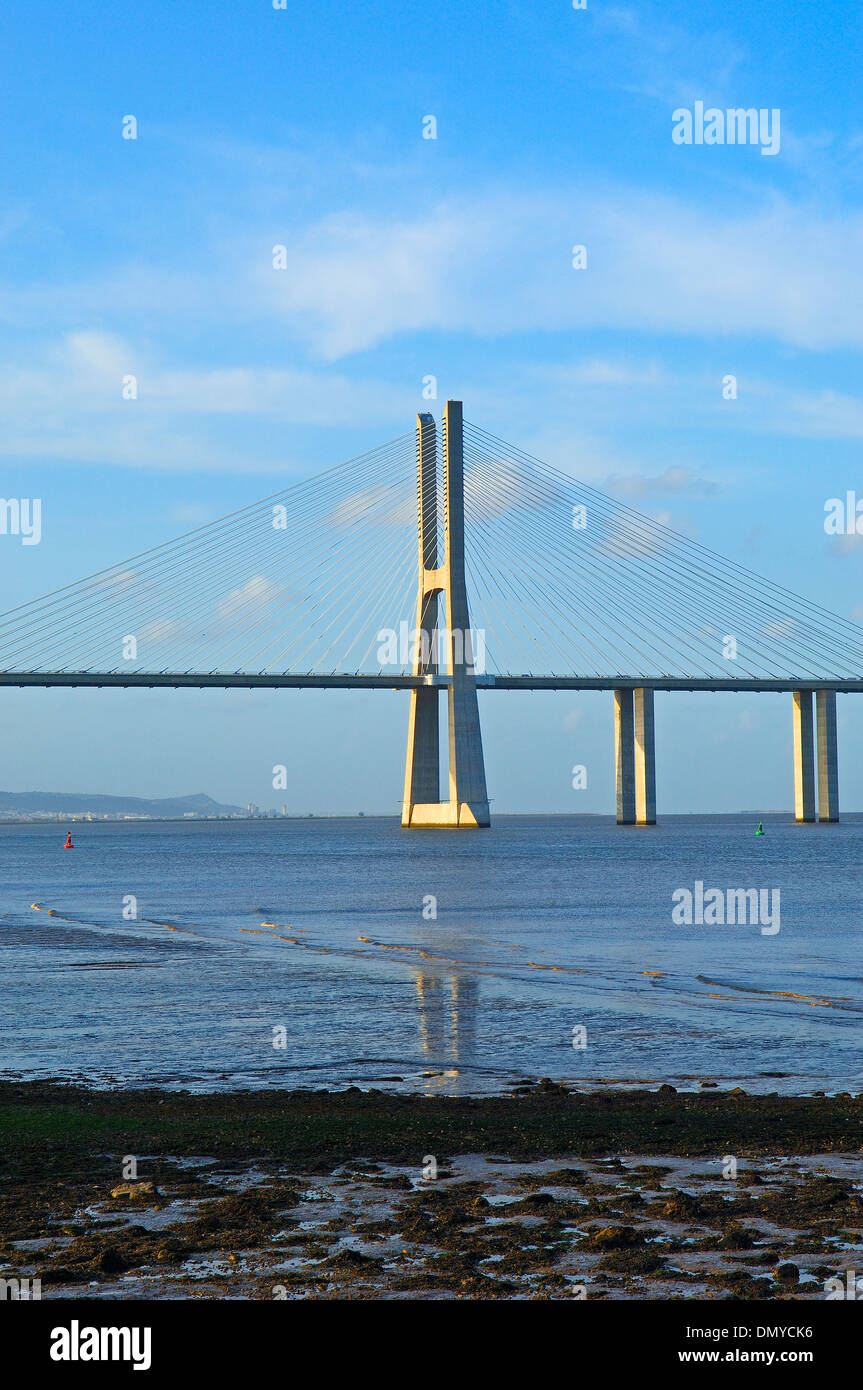 Lisbon. Vasco da Gama Bridge. Portugal Stock Photo - Alamy