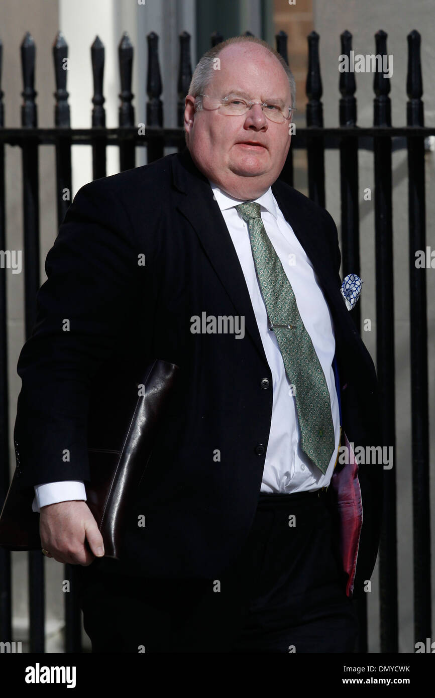 Eric Pickles attends the weekly cabinet meeting at No:10 Downing Street ...