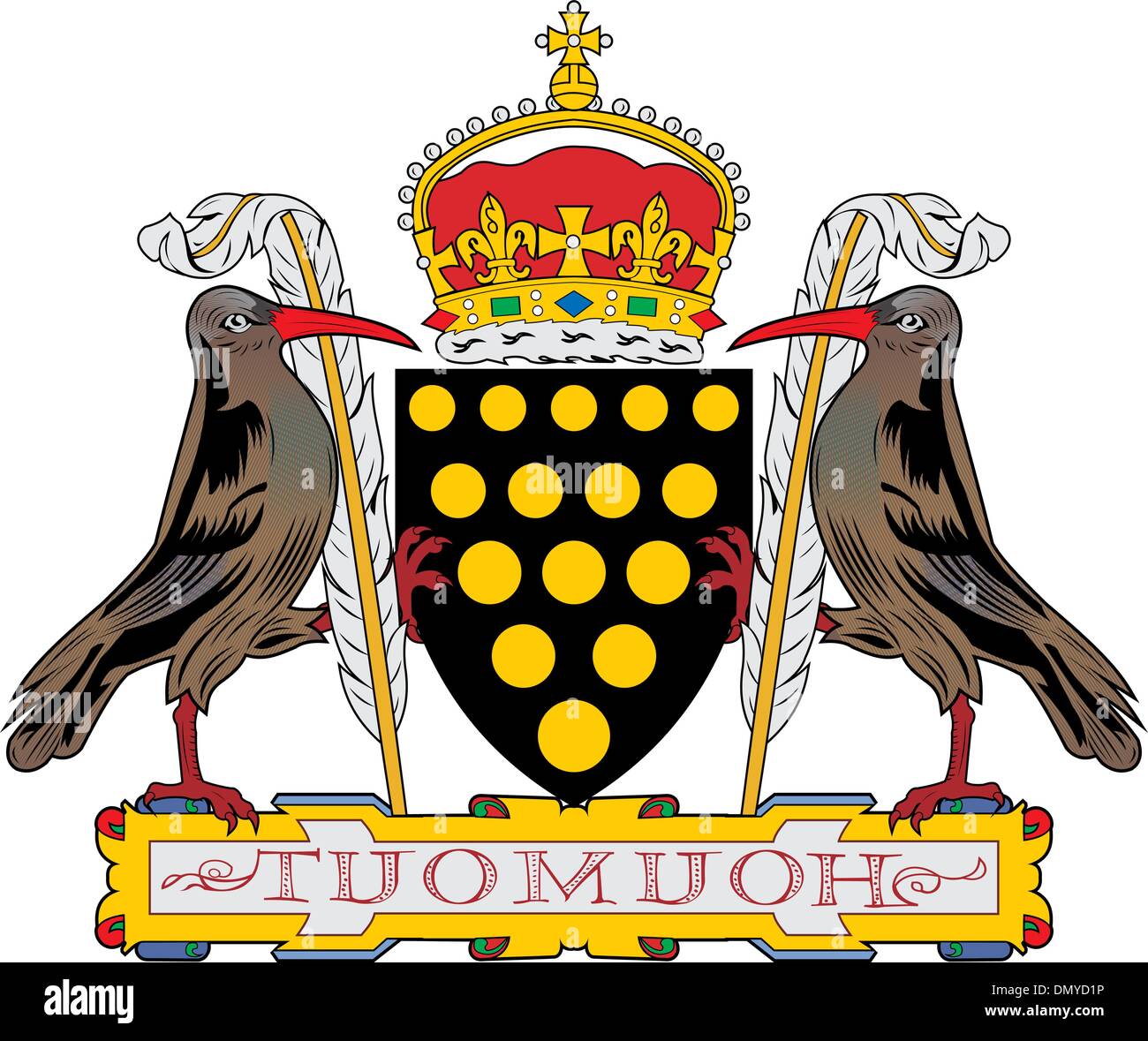 Flag of cornwall flying Stock Vector Images - Alamy