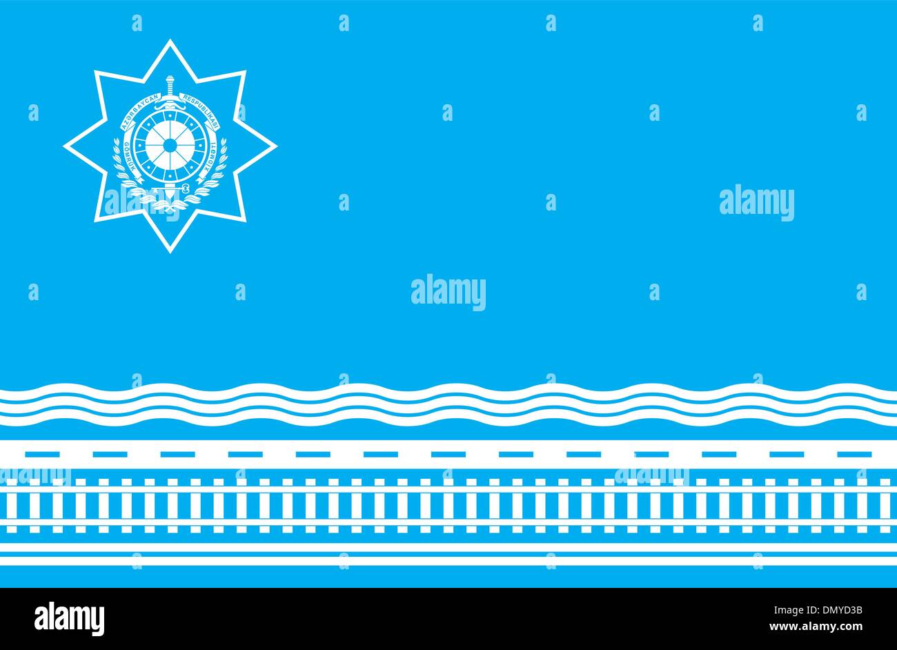 Waving national flag azerbaijan Stock Vector Images - Alamy