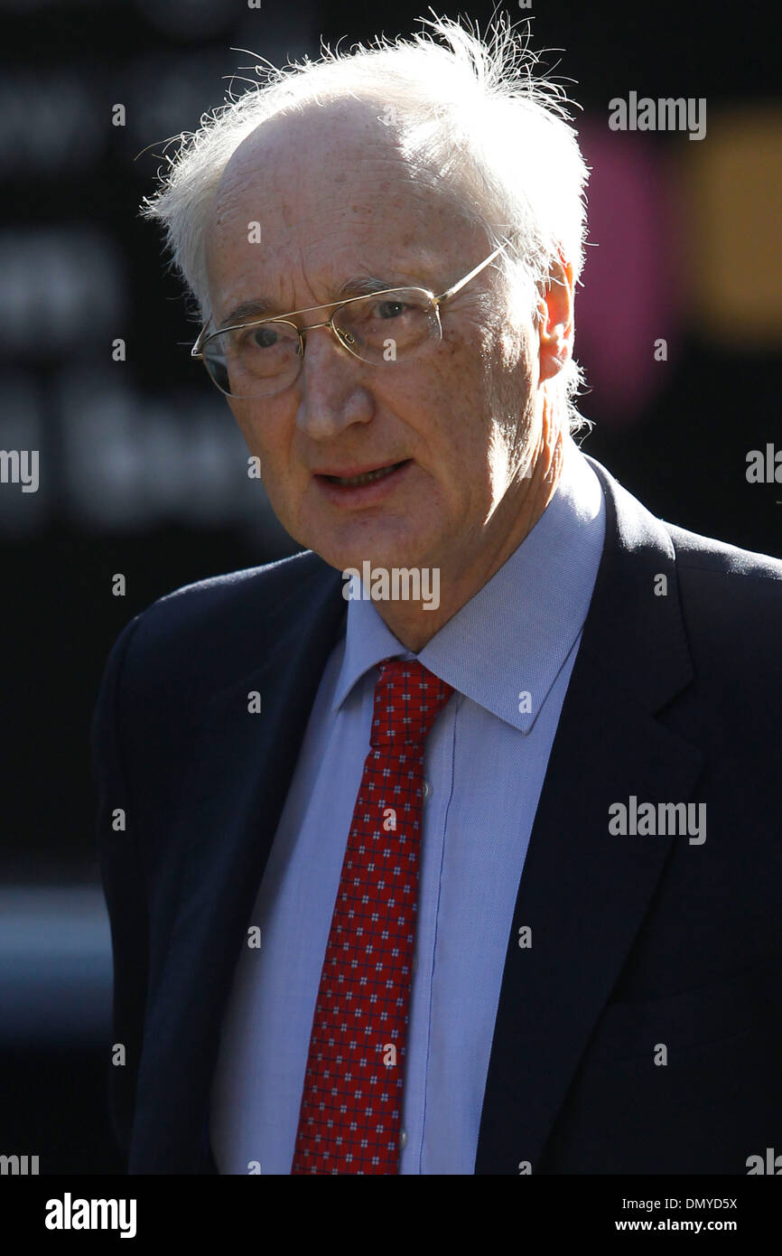 Sir George Young the chief whip attends the weekly cabinet meeting at ...