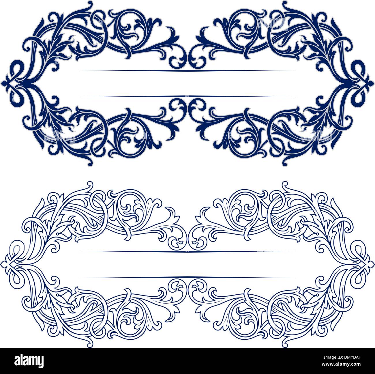 antique retro pattern border Stock Vector Image & Art - Alamy