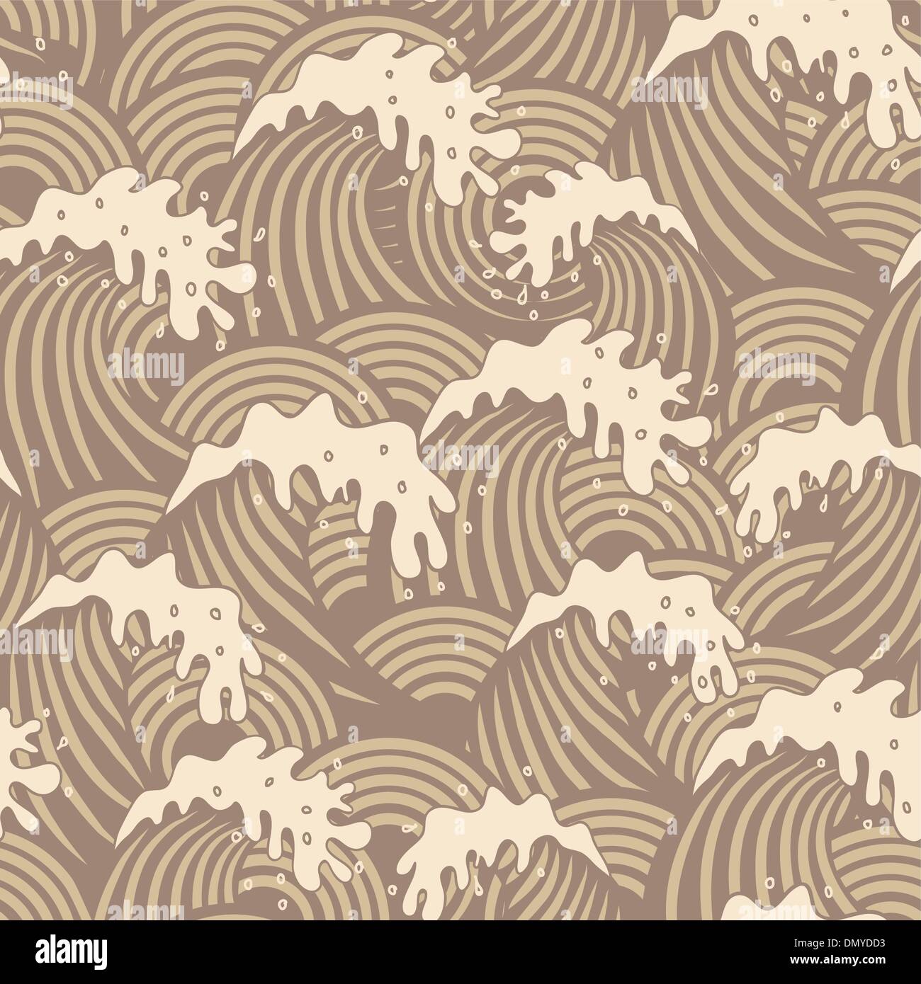 Wind waves pattern illustration Stock Vector Images - Alamy