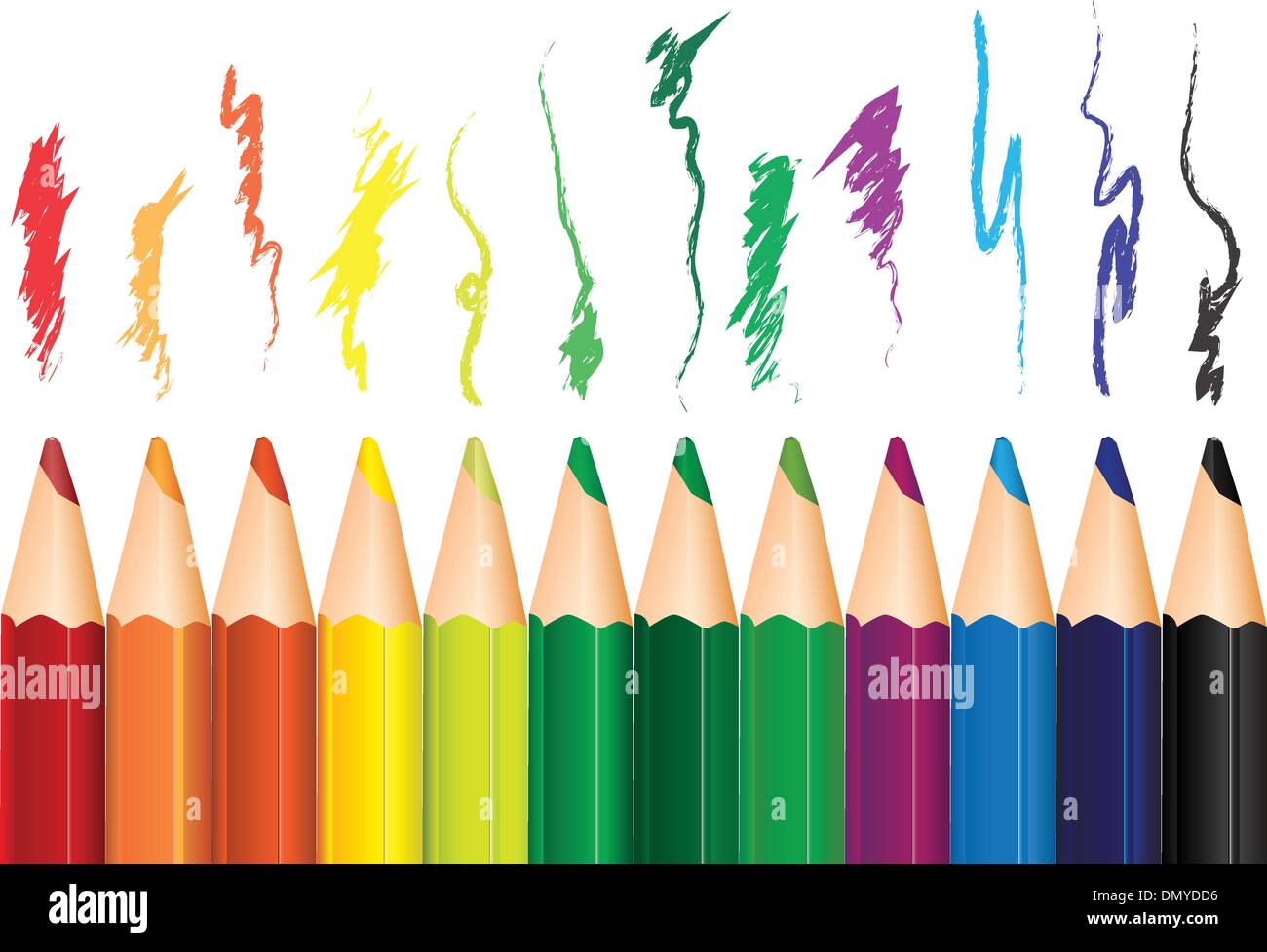 Picture pencils Stock Vector Images - Alamy
