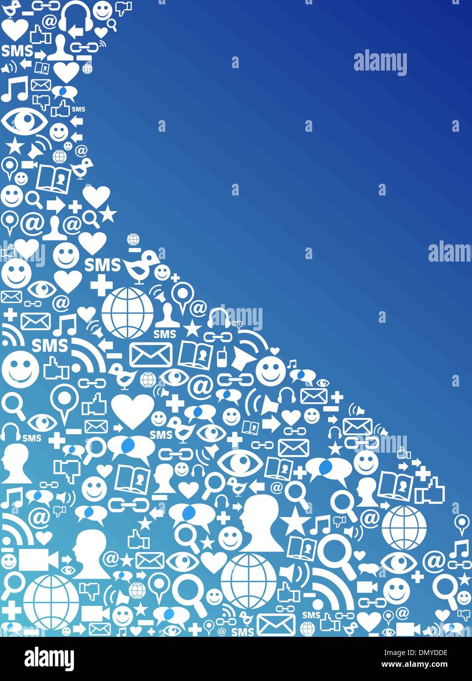 Social media network icon background Stock Vector Image & Art - Alamy