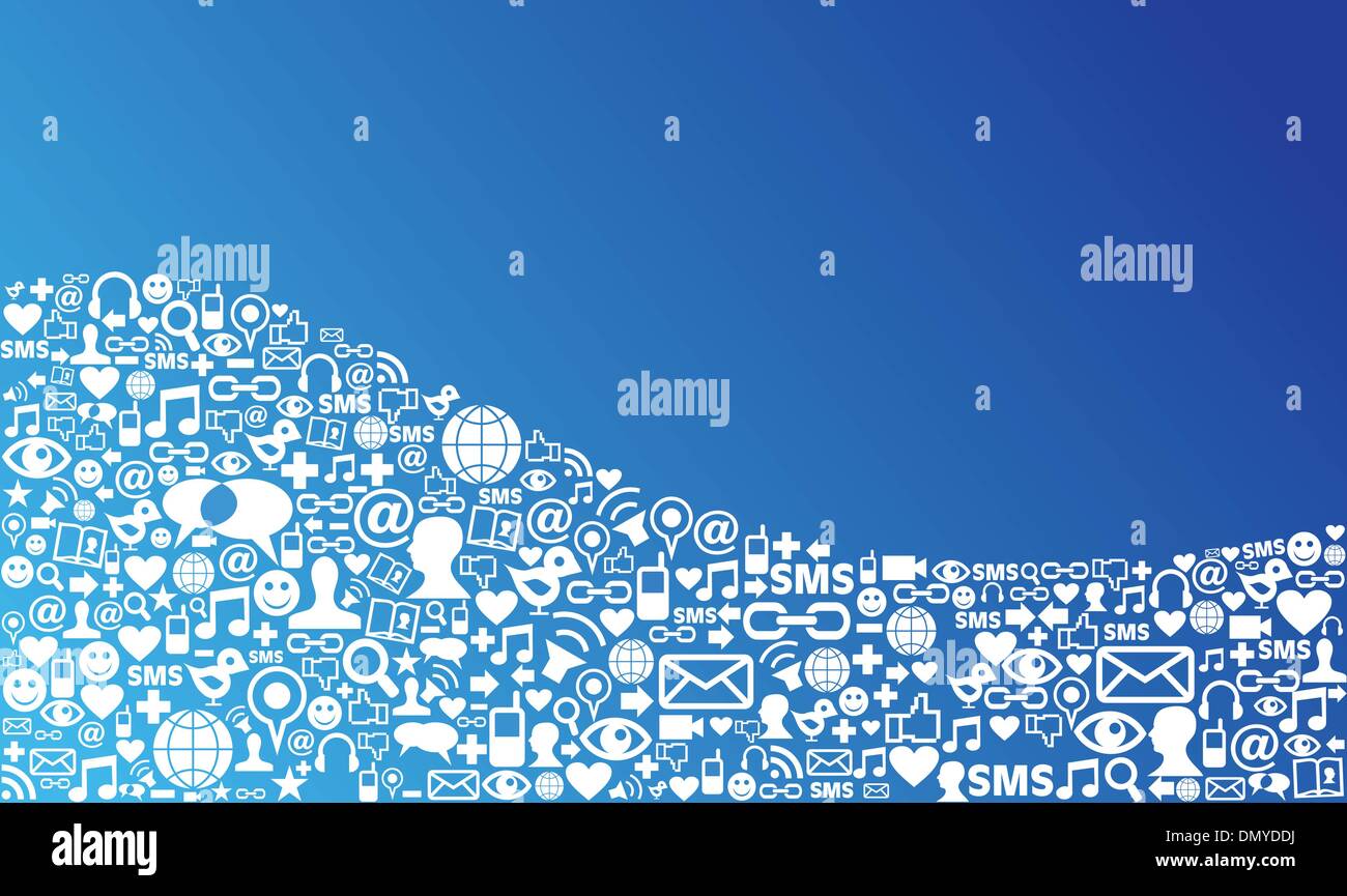 Social media network icon background Stock Vector Image & Art - Alamy