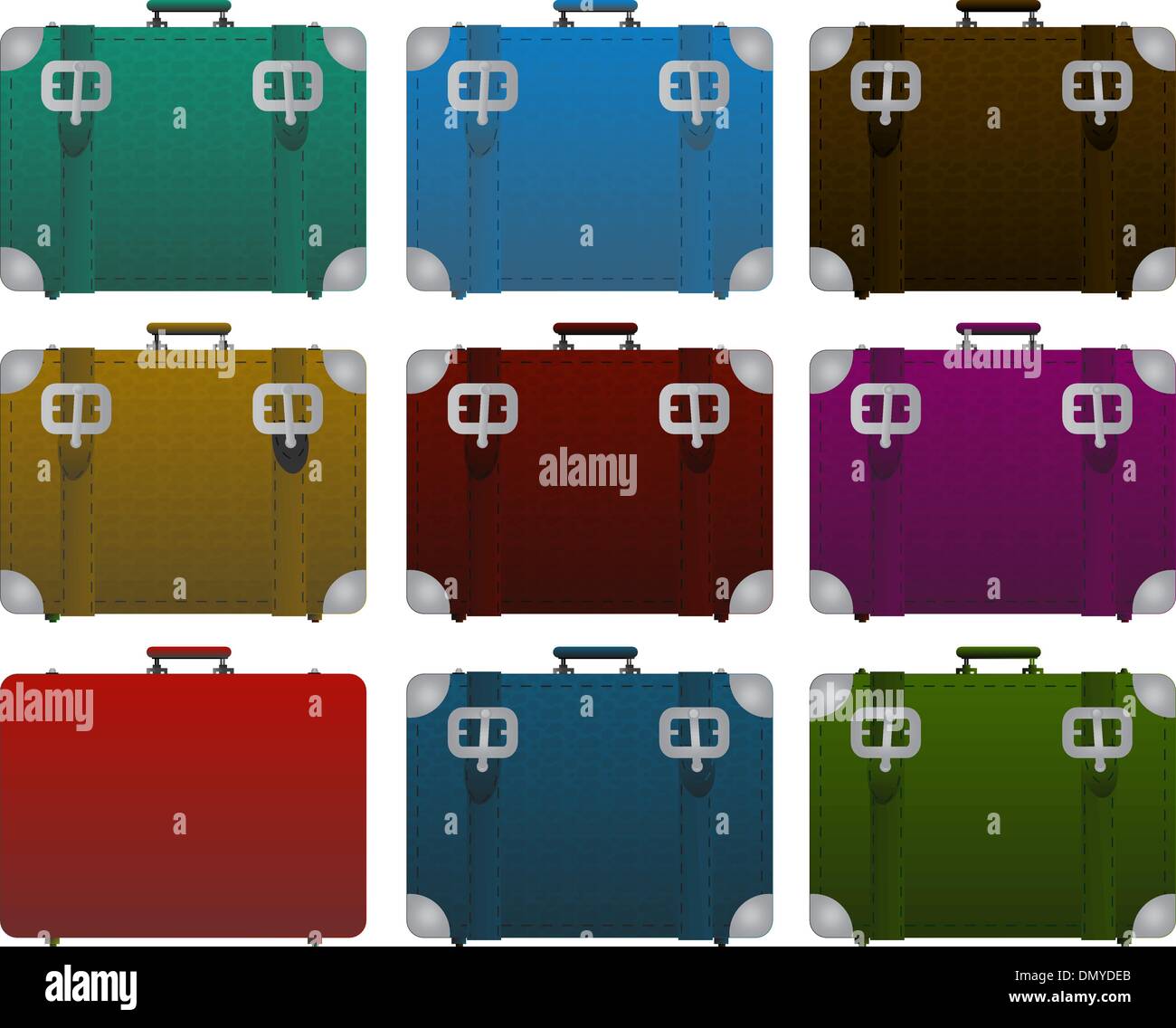 Graphic suitcase Stock Vector Images - Alamy