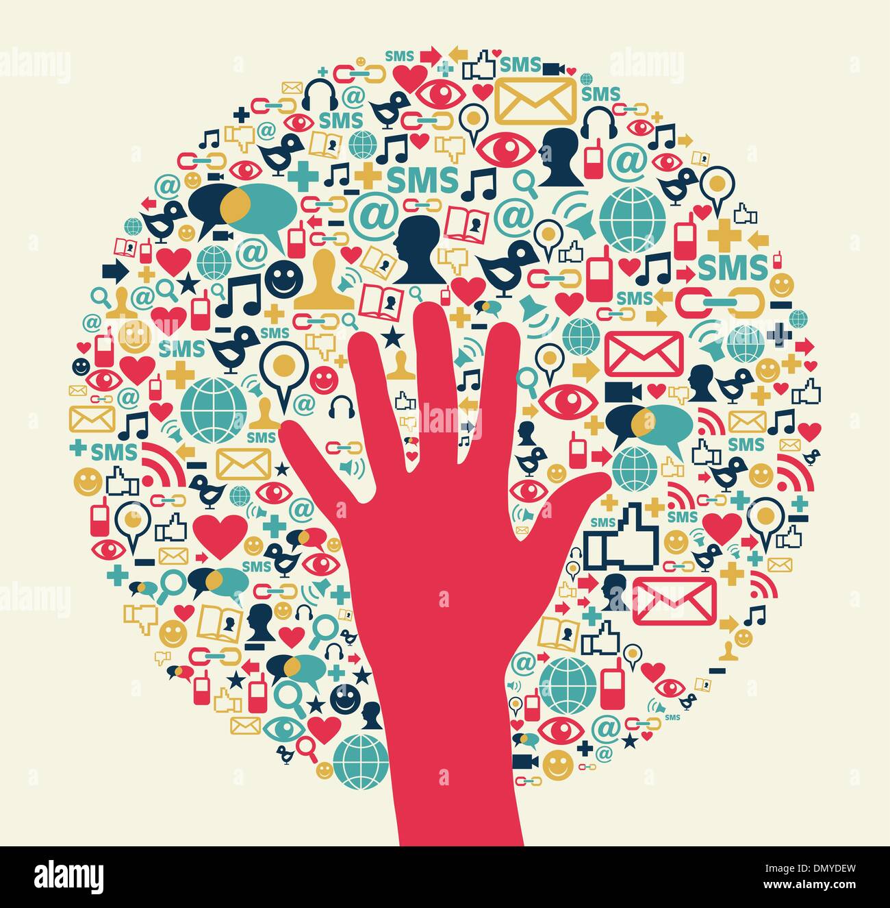 Social media network business success Stock Vector Image & Art - Alamy