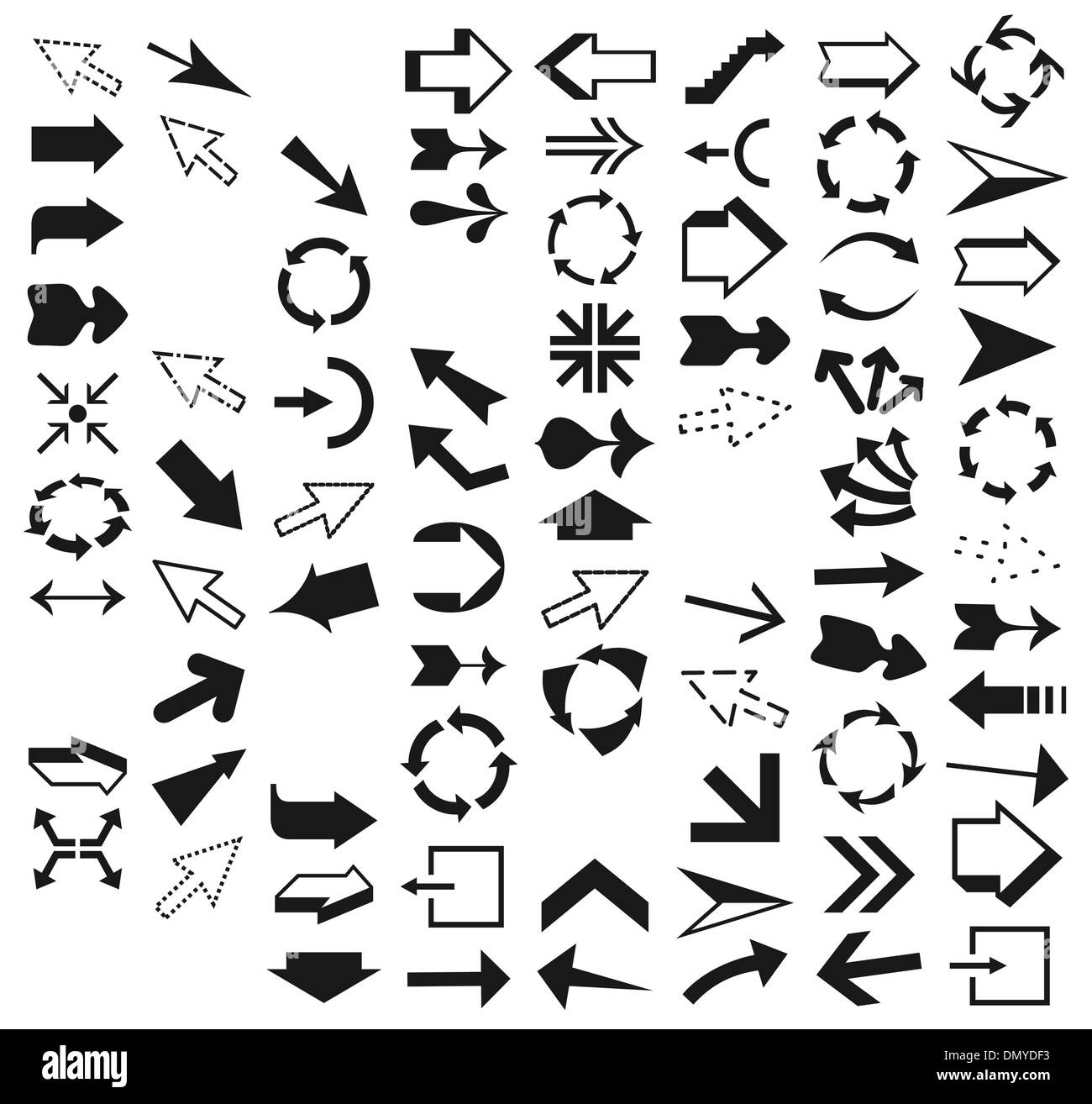 Collection of arrows9 Stock Vector Image & Art - Alamy