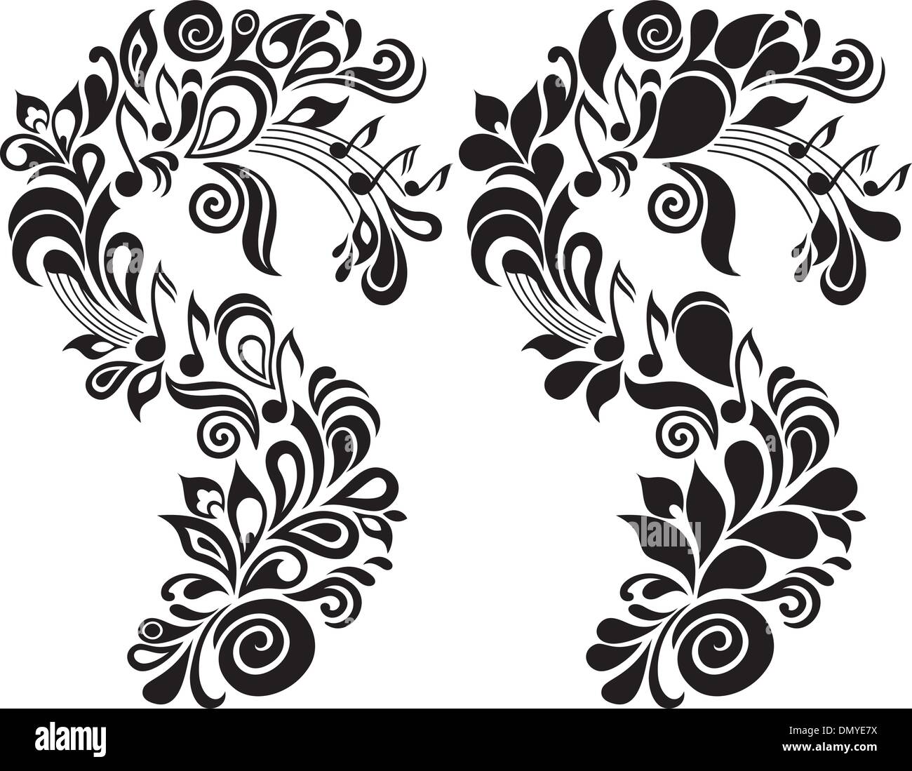 Disco floral Cut Out Stock Images & Pictures - Alamy
