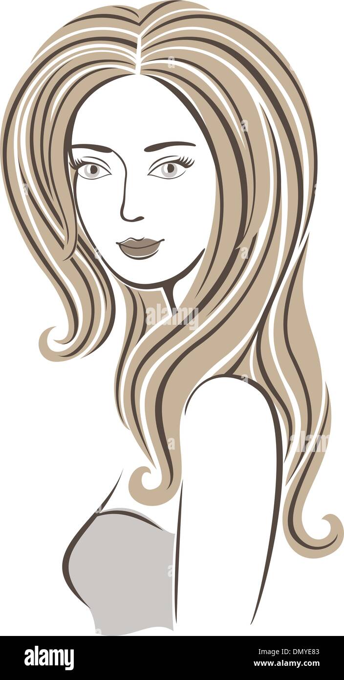 Fashion girl vector vectors Stock Vector Images - Alamy