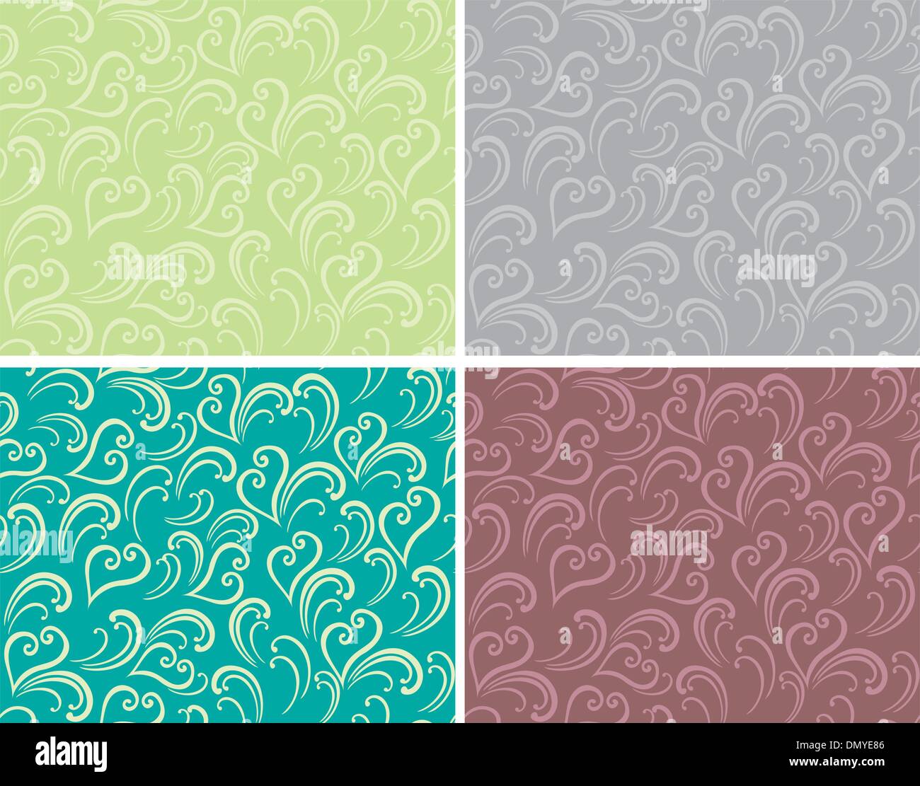 Curly seamless background Stock Vector Image & Art - Alamy