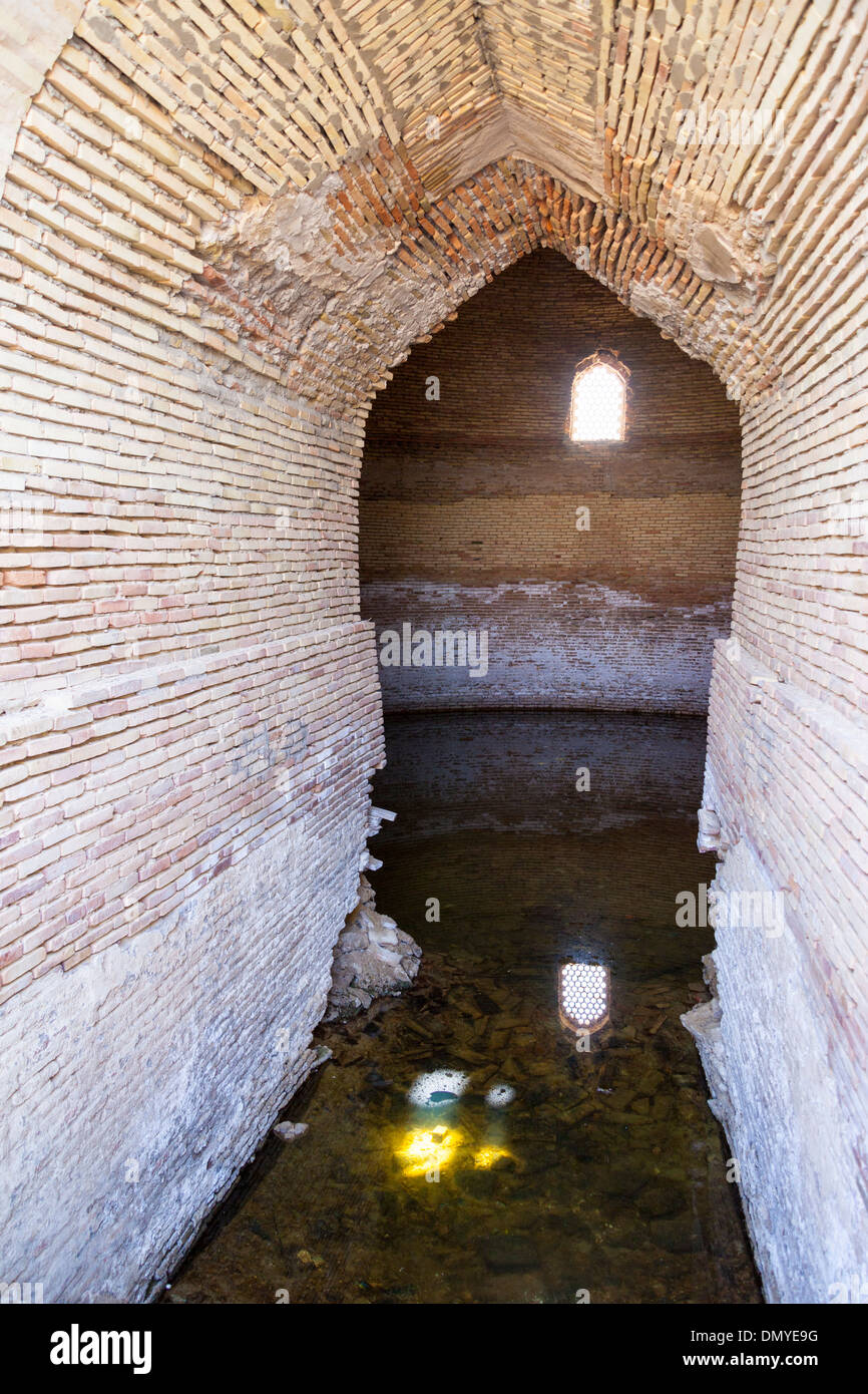 Interior of Sardoba historic water cistern and reservoir, near Rabat ...