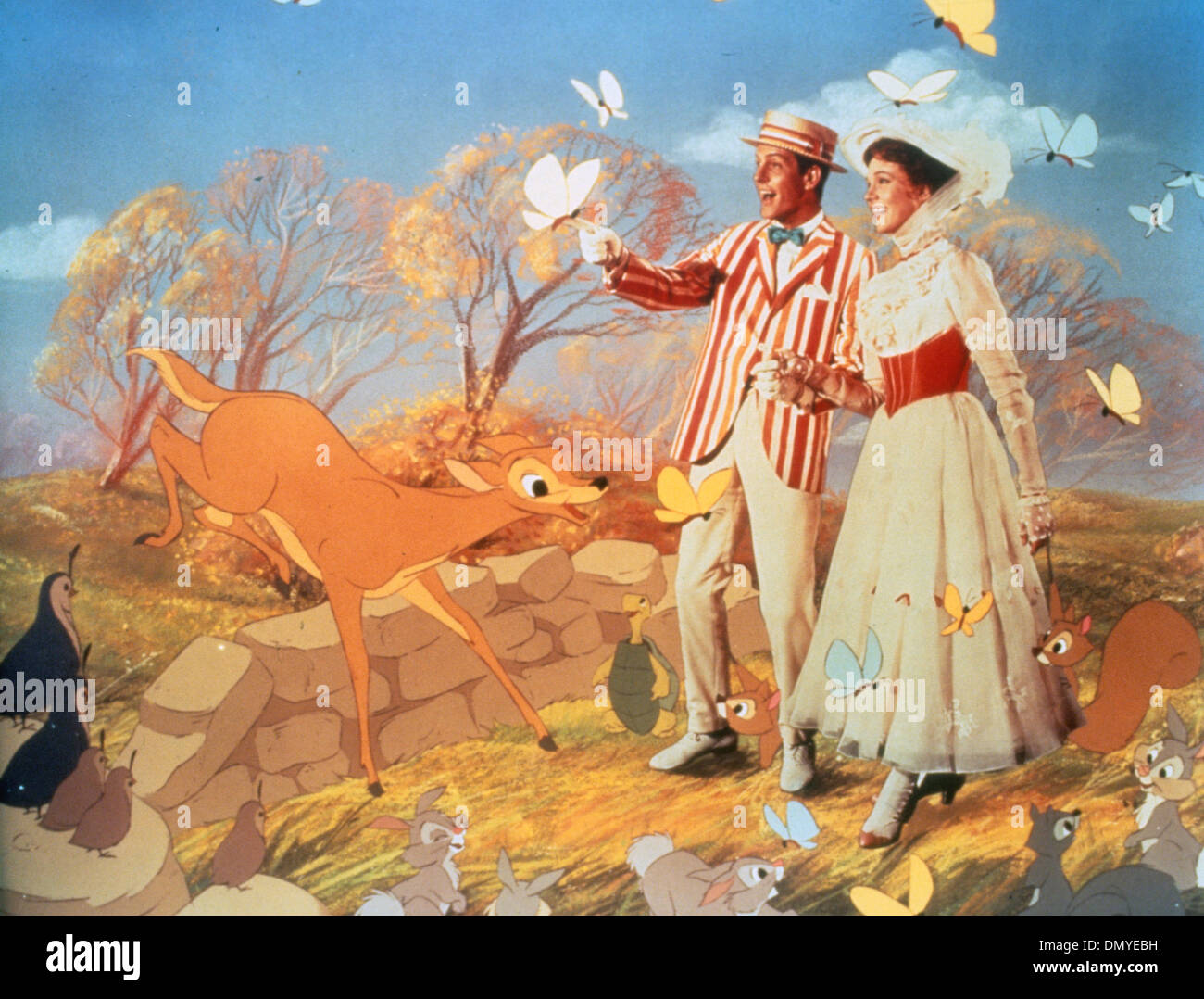 MARY POPPINS 1964 Walt Disney Productions films with Julie Andrews and ...