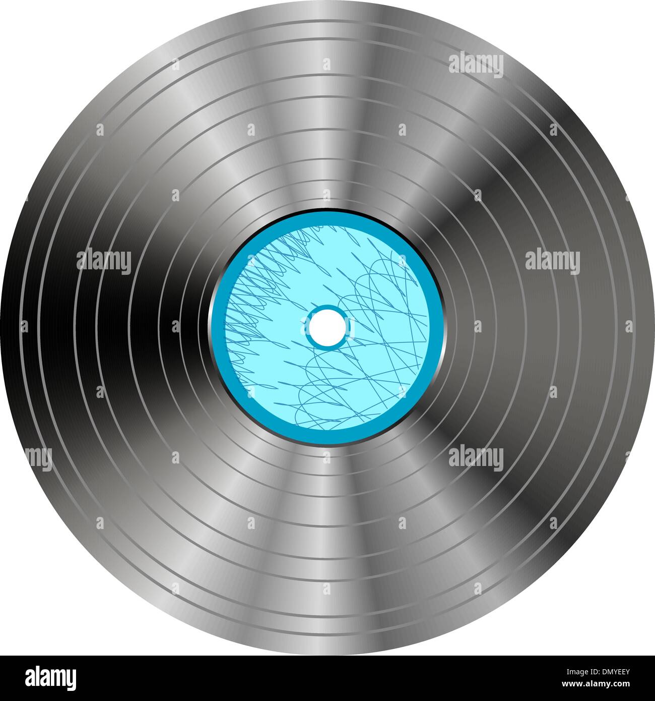 Blue turntable Stock Vector Images - Alamy