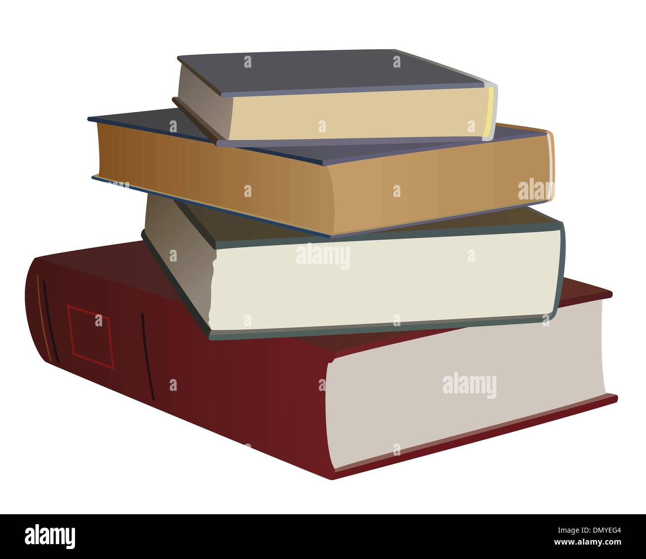 vector - set of color books Stock Vector Image & Art - Alamy