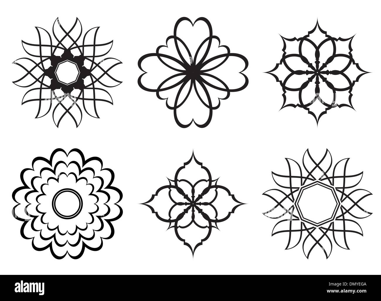 vector set - black elements for design Stock Vector Image & Art - Alamy