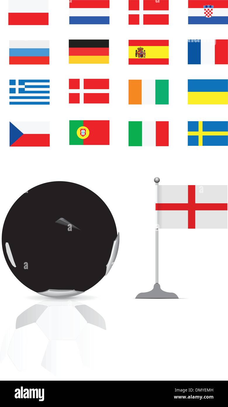 Poland football team ball Stock Vector Images - Alamy