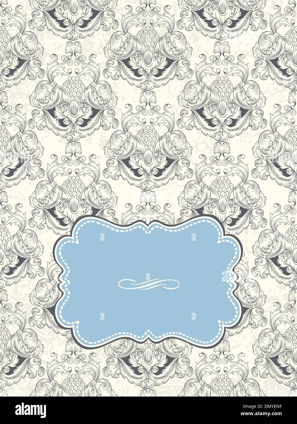 Vintage card template Stock Vector Image & Art - Alamy