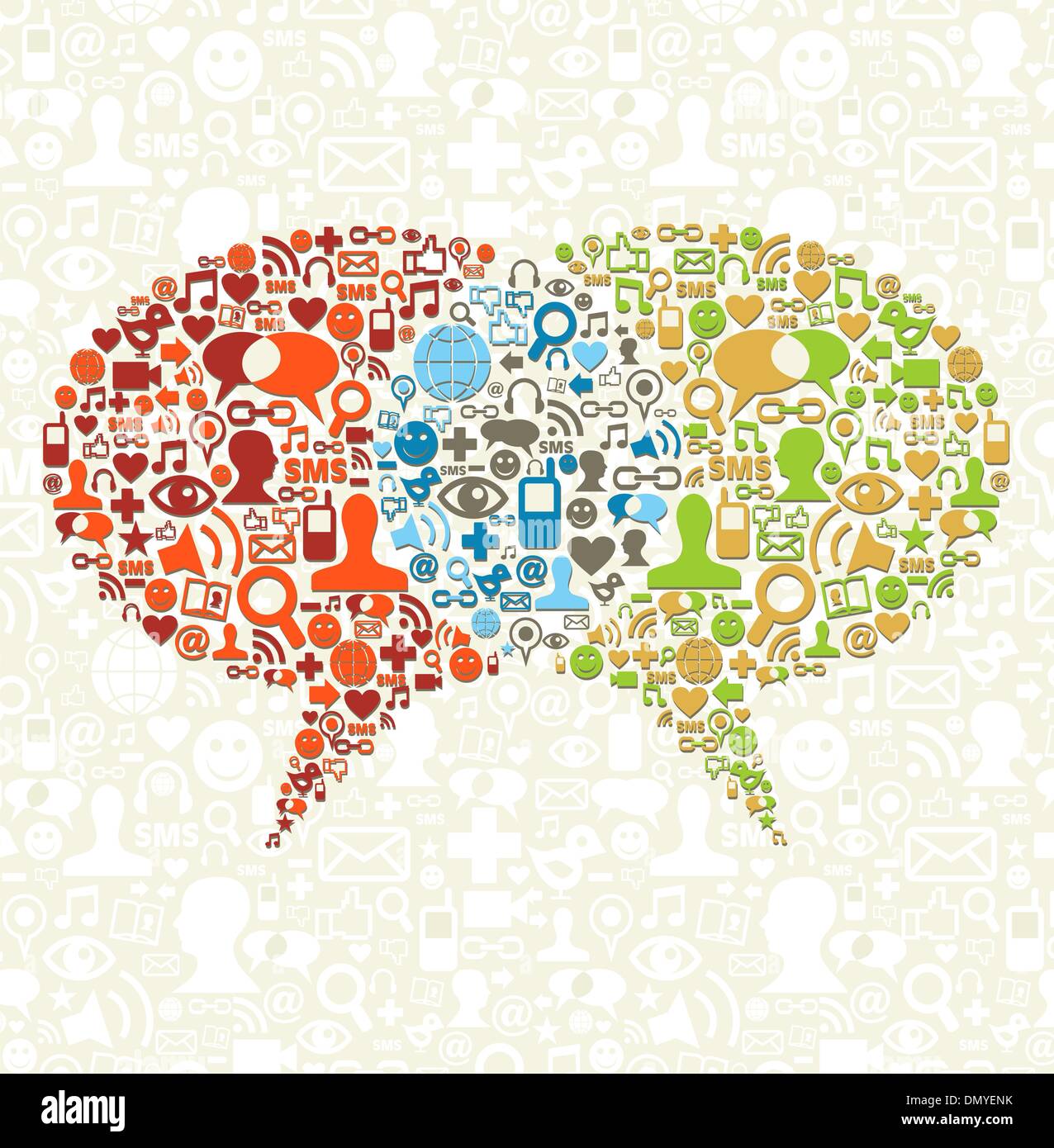 Set speech bubbles in Stock Vector Images - Alamy