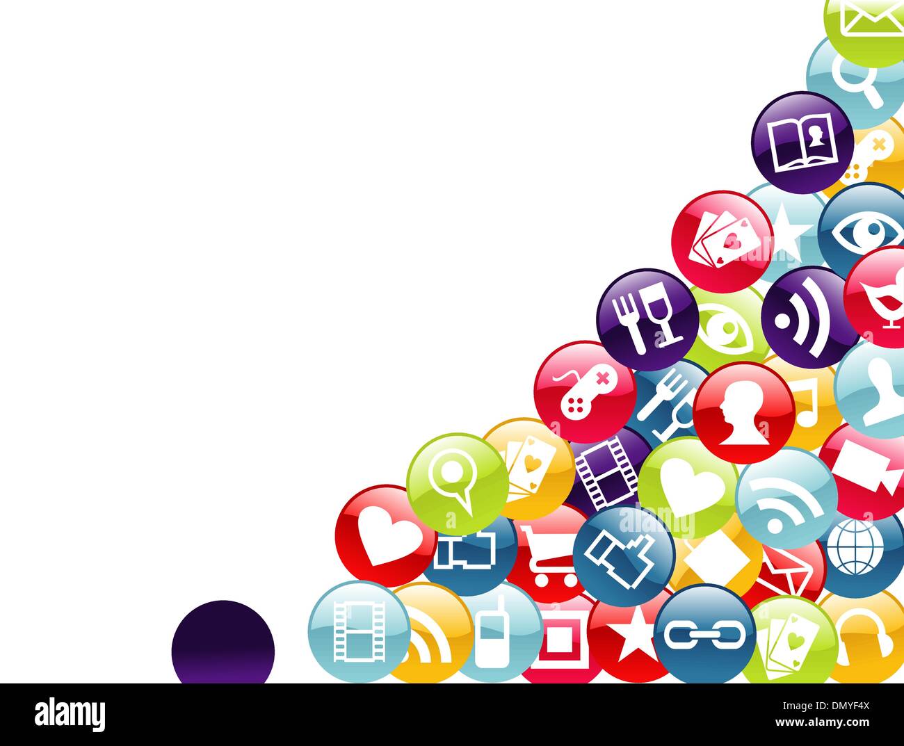 Music app phone Stock Vector Images - Alamy