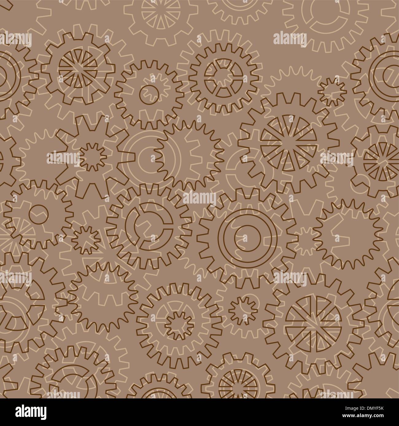 Industrial gears turning Stock Vector Images - Alamy