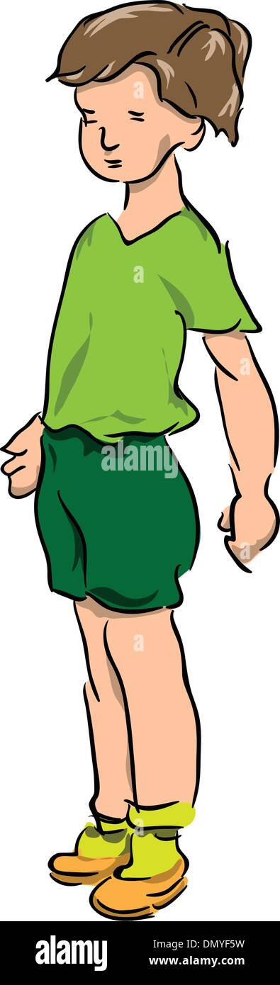 Child teenager Stock Vector Images - Alamy