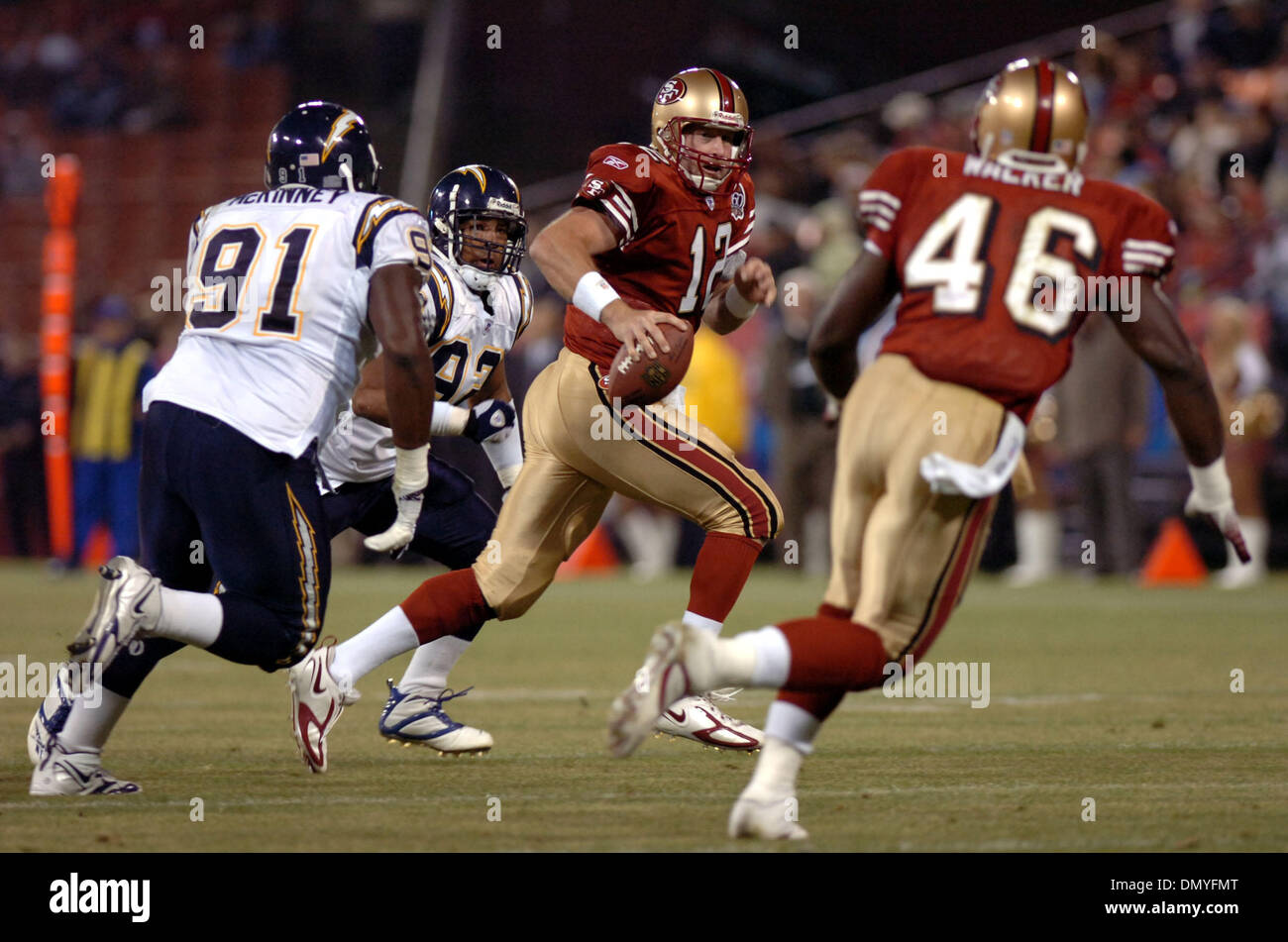 Sep 01, 2006; San Francisco, CA, USA; 49er quarterback TRENT DILFER ... Sep 01, 2006; San Francisco, CA, USA; 49er quarterback TRENT DILFER ...