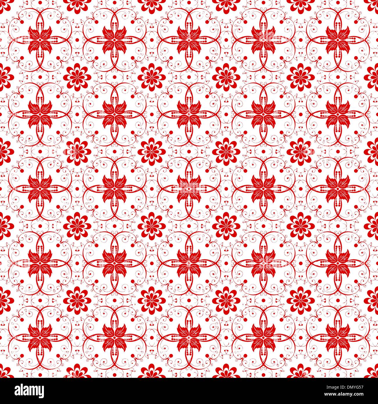 Seamless Floral Pattern Stock Vector Image & Art - Alamy