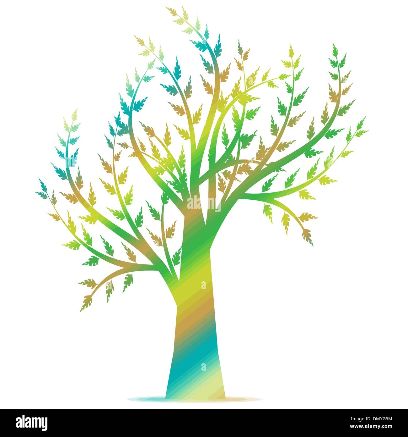Art Tree Silhouette Stock Vector Image & Art - Alamy