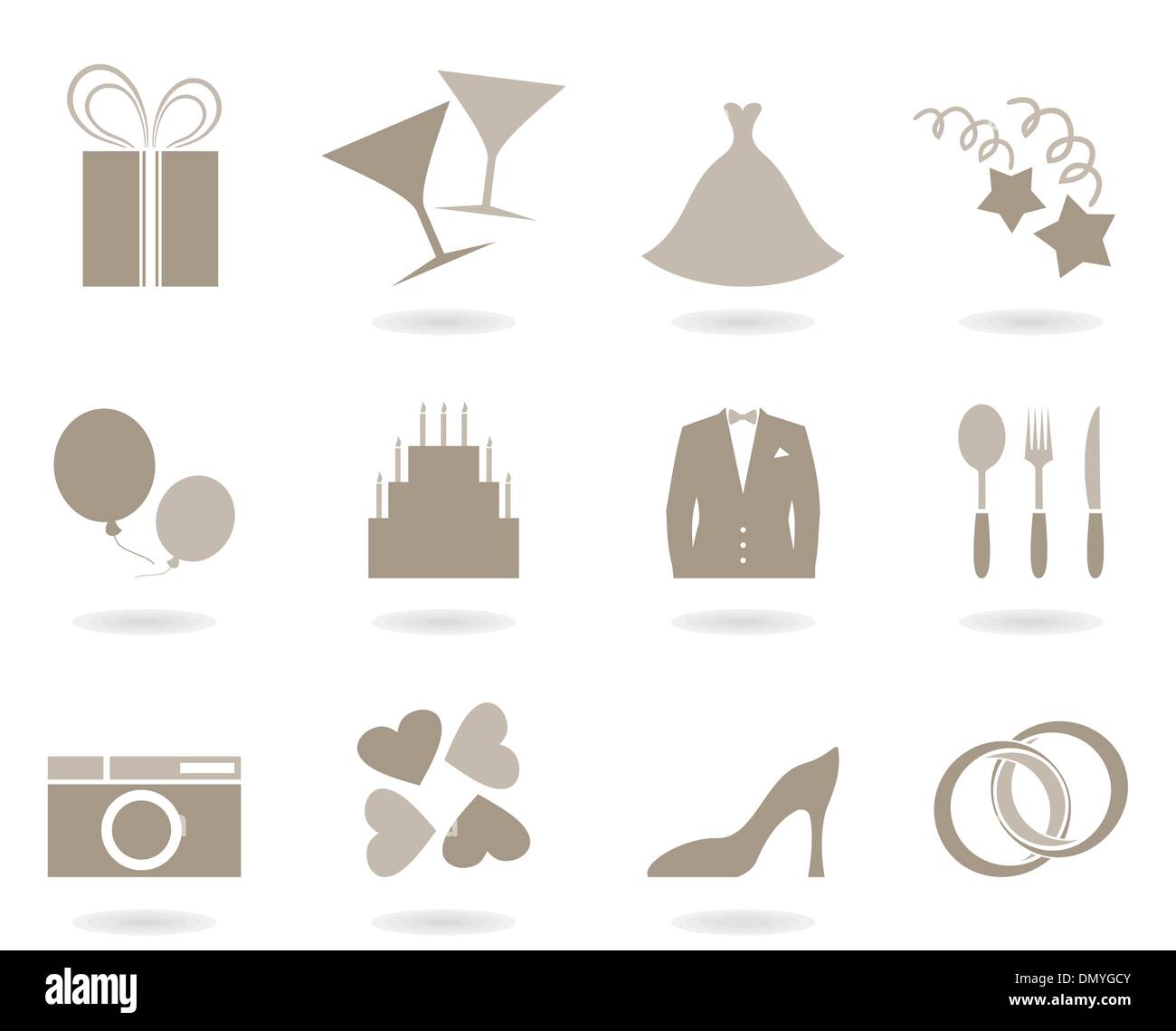 Wedding icon hi-res stock photography and images - Alamy