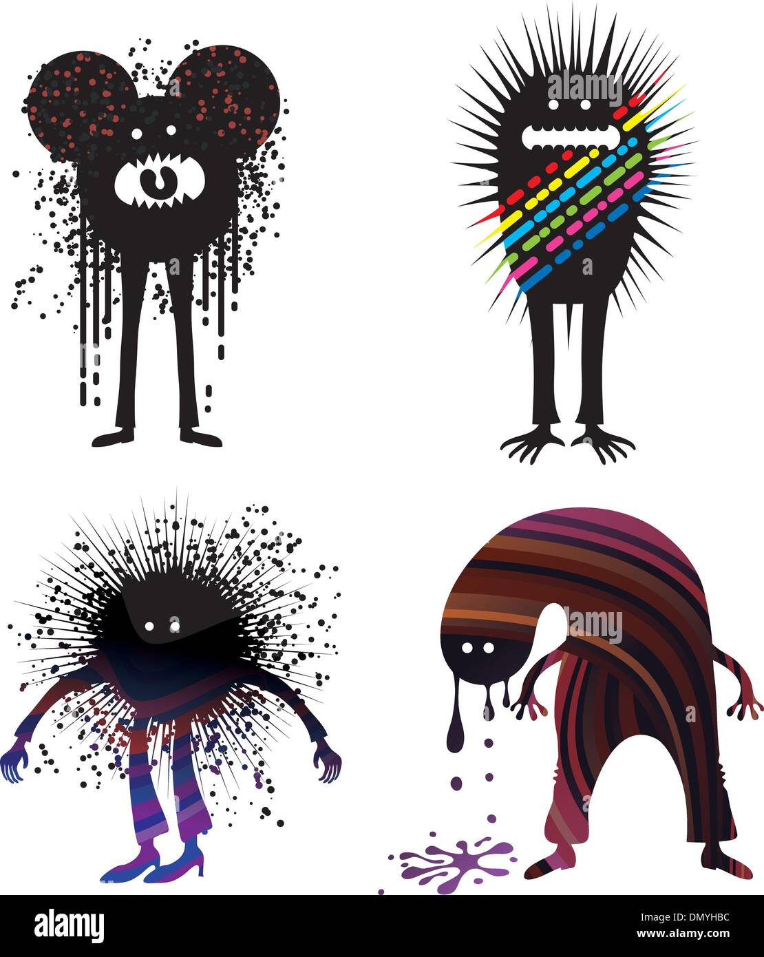 Strange character Stock Vector Images - Alamy