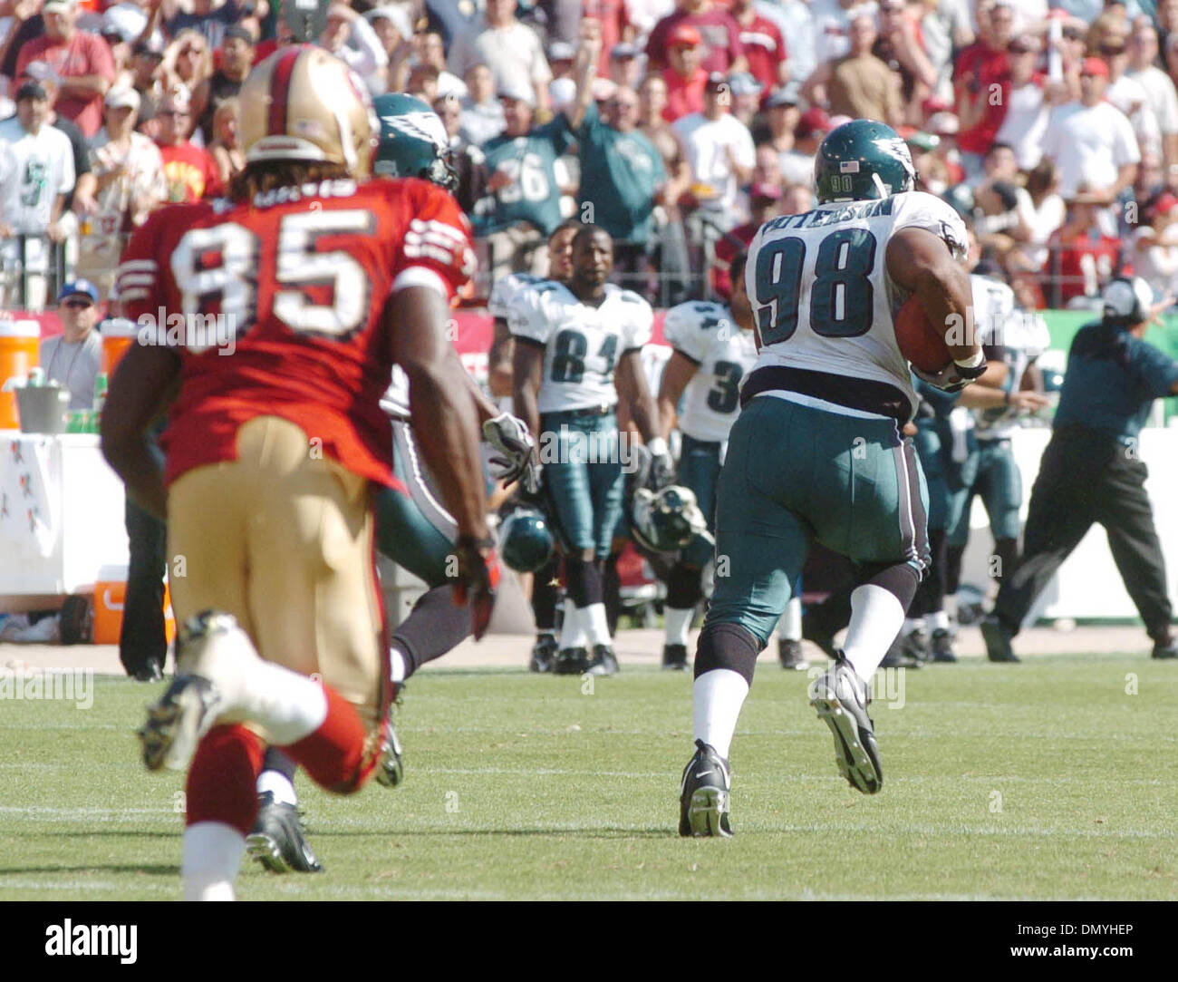 Sep 24, 2006; San Francisco, CA, USA; The Philadelphia Eagles MIKE ...
