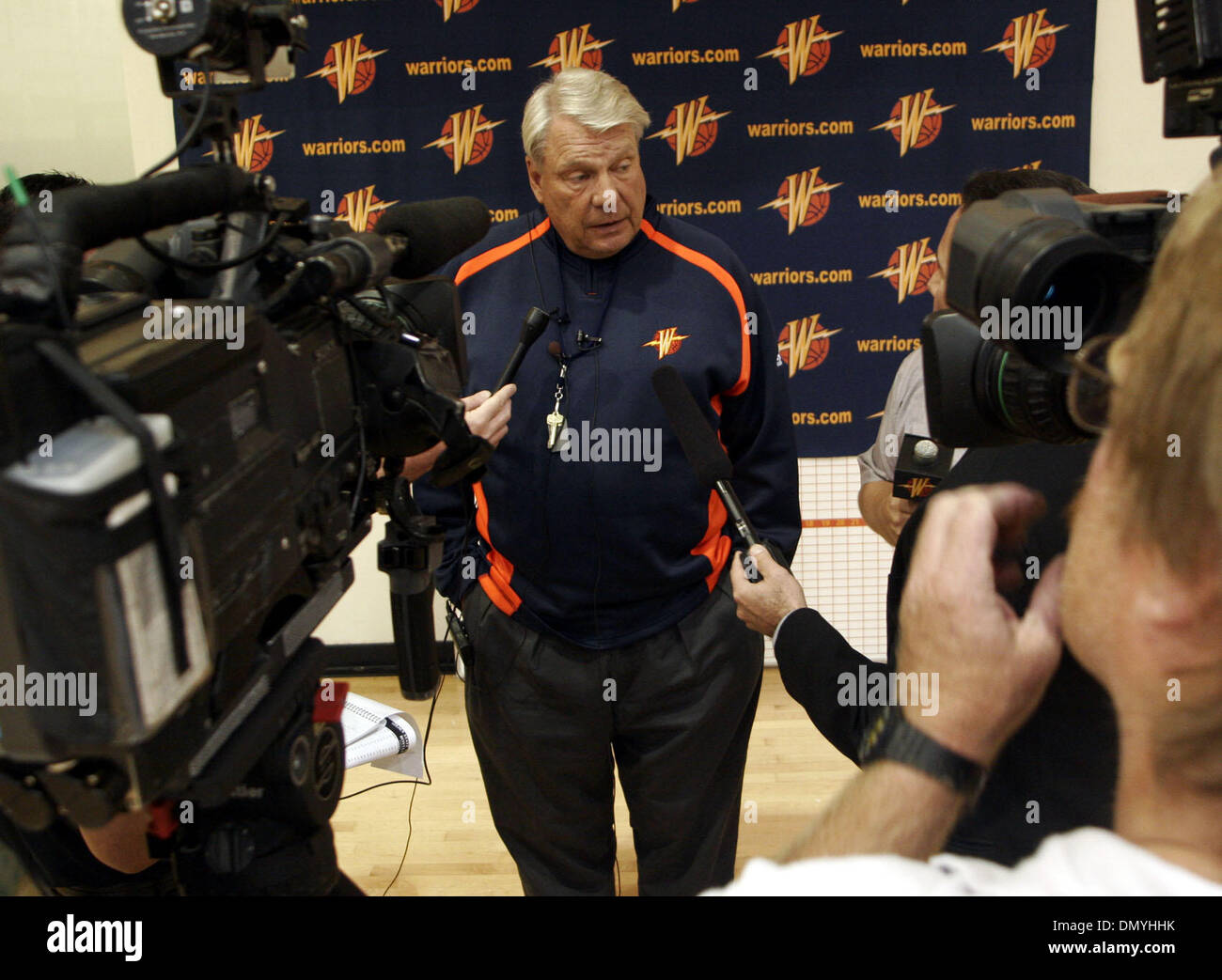 Sep 28, 2006; Oakland, CA, USA; Warrior coach DON NELSON during an ...