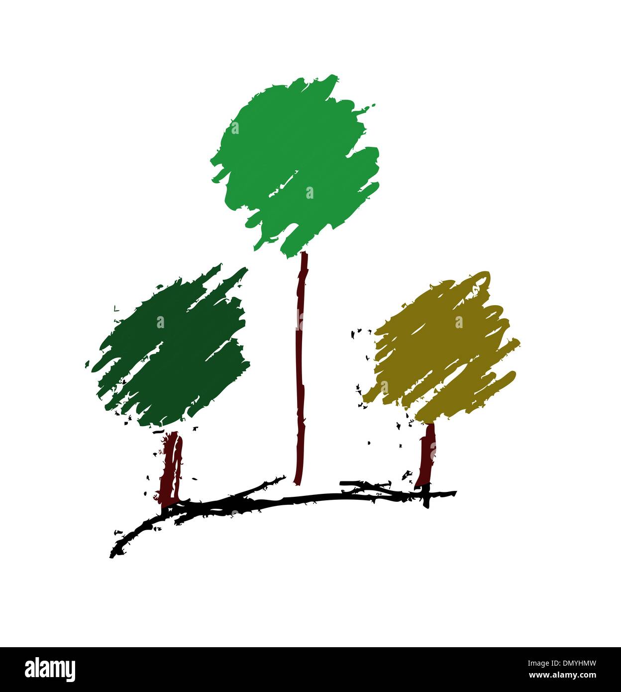 Tree design elements Stock Vector Image & Art - Alamy