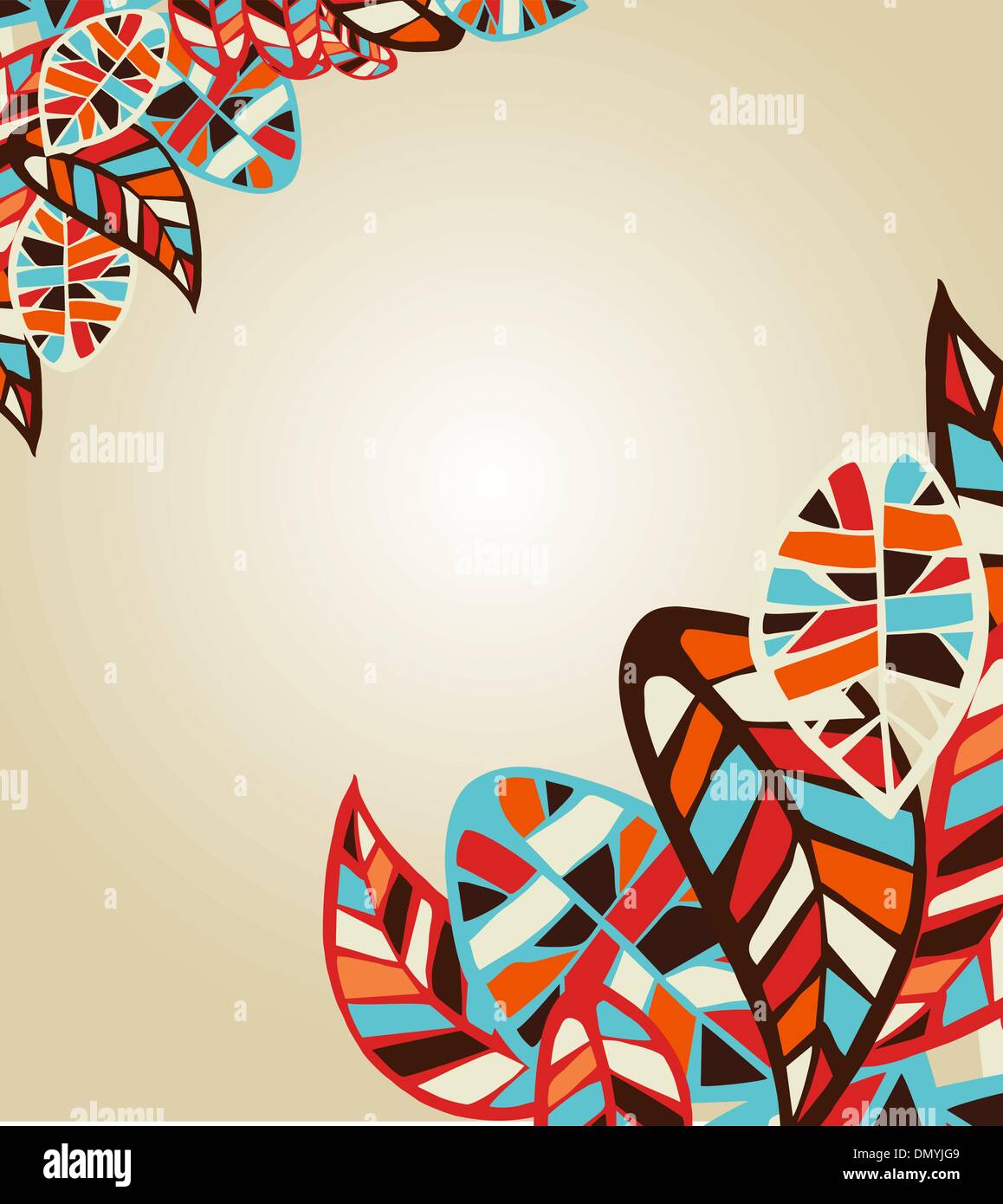 Abstract leaves background Stock Vector Image & Art - Alamy