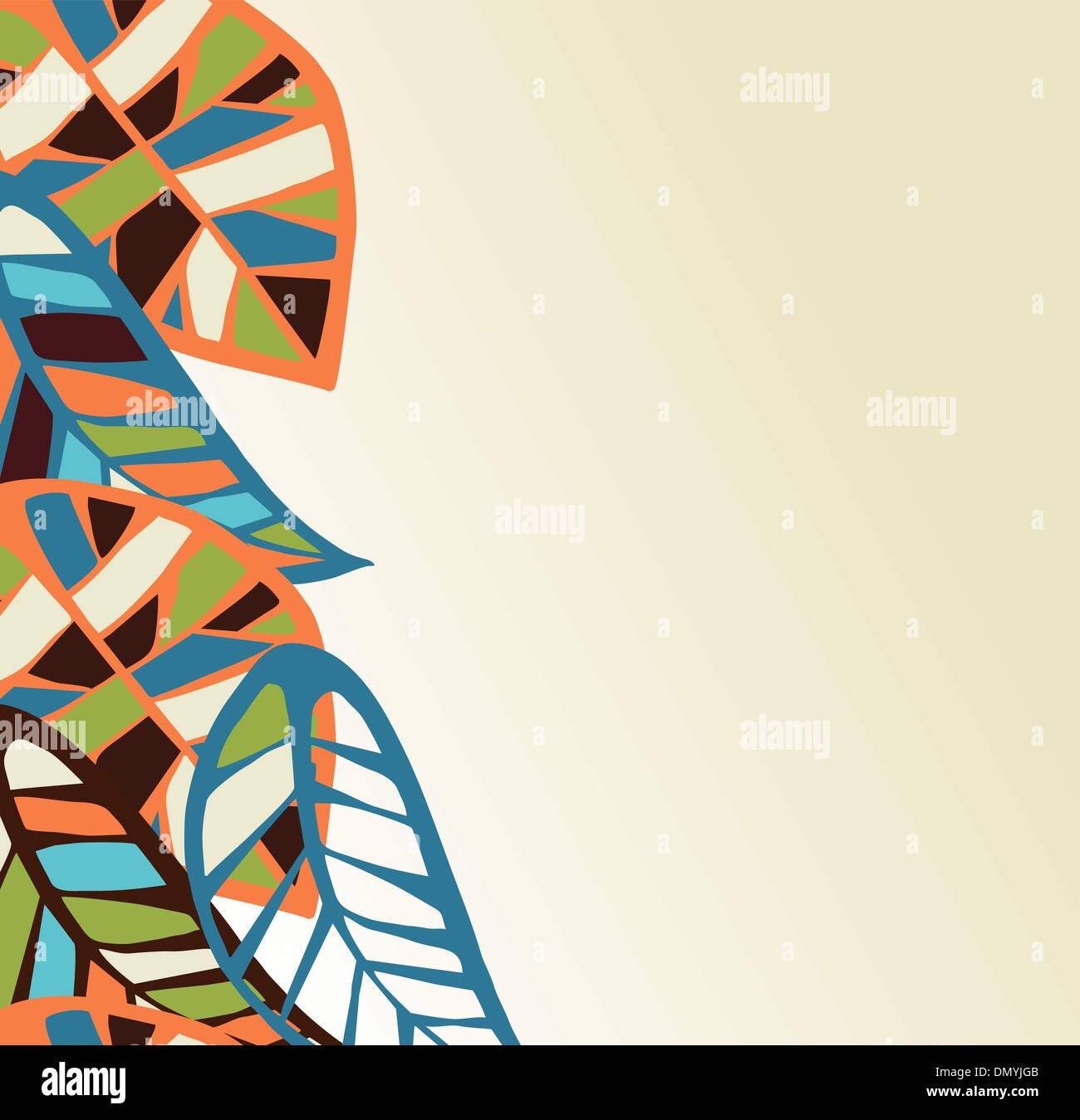 Abstract leaves background Stock Vector Image & Art - Alamy