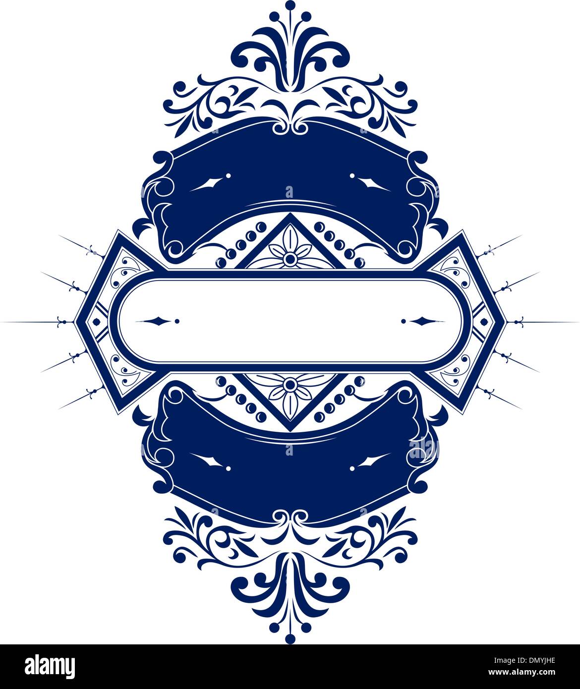 vintage emblem ribbon Stock Vector Image & Art - Alamy