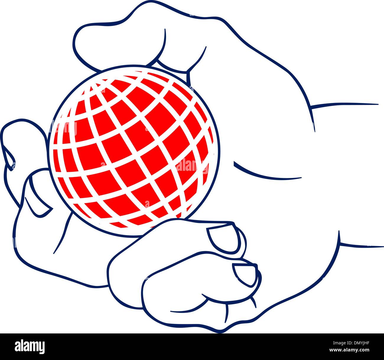 palm hold the earth Stock Vector Image & Art - Alamy