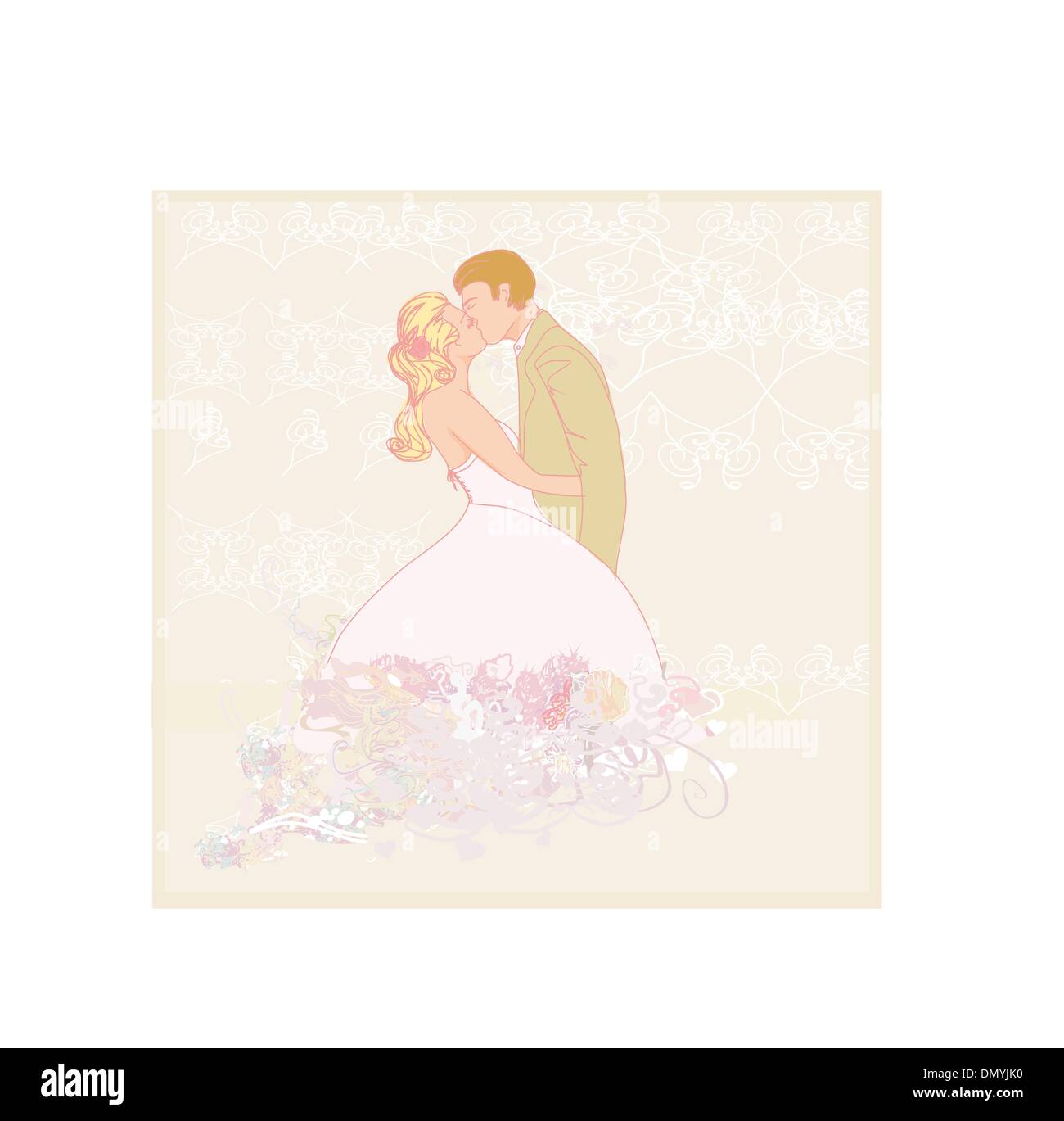 Couple fashion vintage Stock Vector Images - Alamy