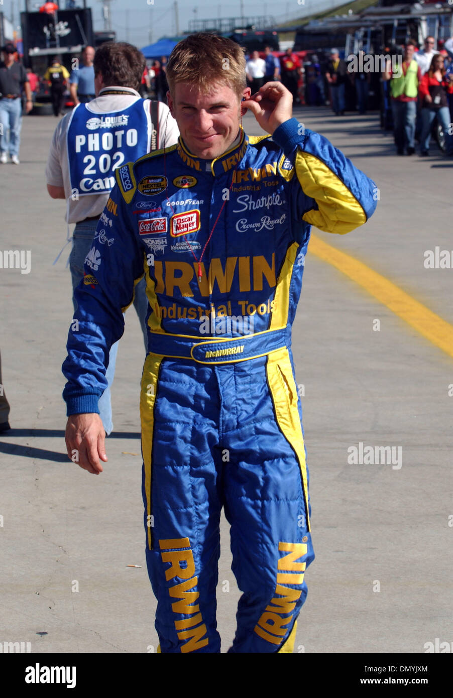 Oct 12, 2006; Concord, NC, USA; Driver JAMIE MCMURRAY during qualifying ...