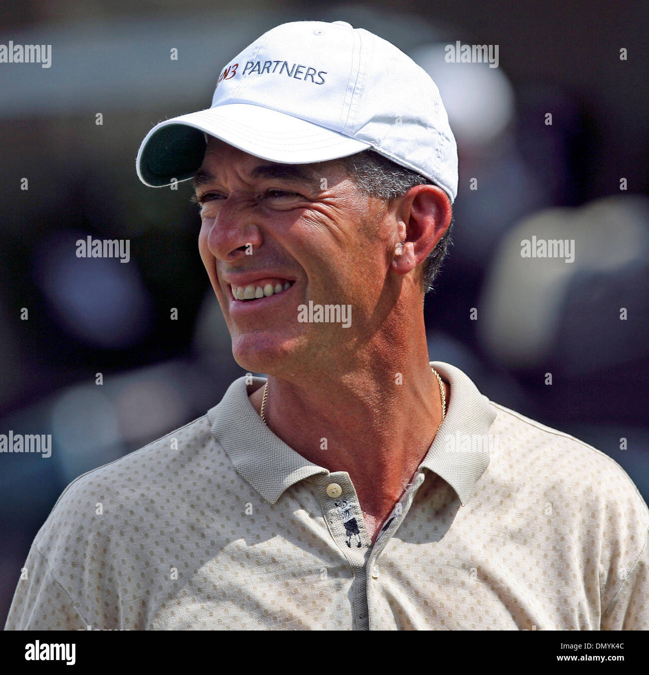 Oct 18, 2006; San Antonio, TX, USA; CHIP BECK keeps a smile while ...