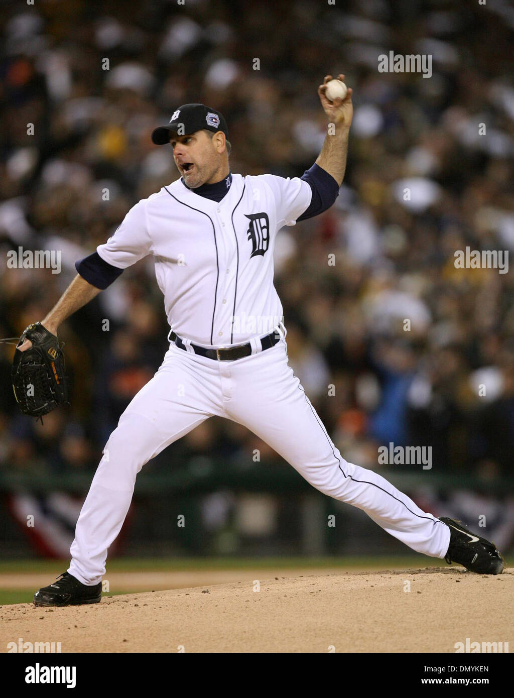 Oct 22, 2006; Detroit, MI, USA; Detroit Tigers pitcher KENNY ROGERS ...